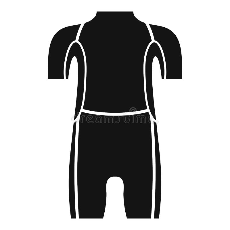 Diving Wetsuit Icon, Simple Style Stock Vector - Illustration of ...