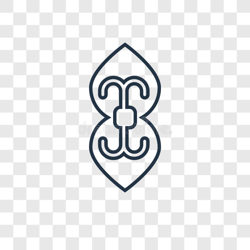 Divinity Concept Vector Linear Icon Isolated on Transparent Back Stock ...