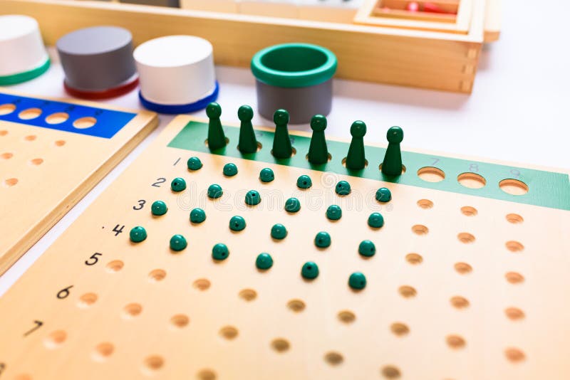 The Division Board in Montessori is a Mathematical Material To Learn in ...