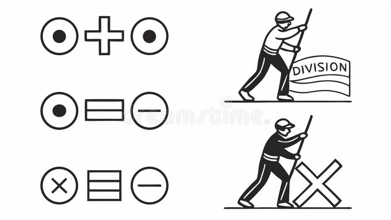Division Symbol and Worker, Labor and Task Allocation Vector Design ...