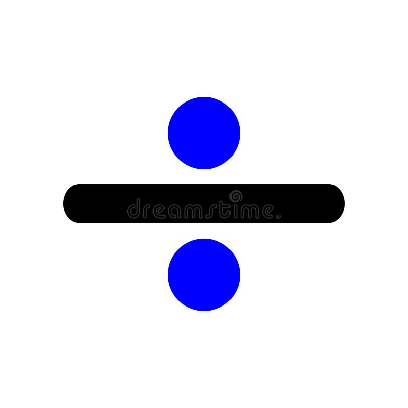 Division Vector Icon. Division Editable Stroke. Division Linear Symbol ...