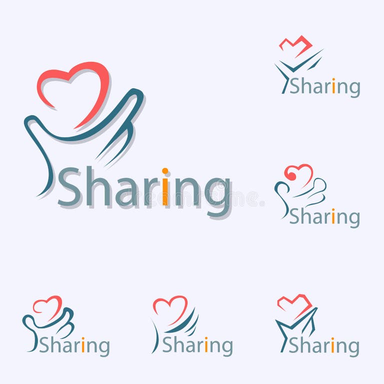 Logo di Condivisione illustrazione vettoriale. Illustrazione di ...