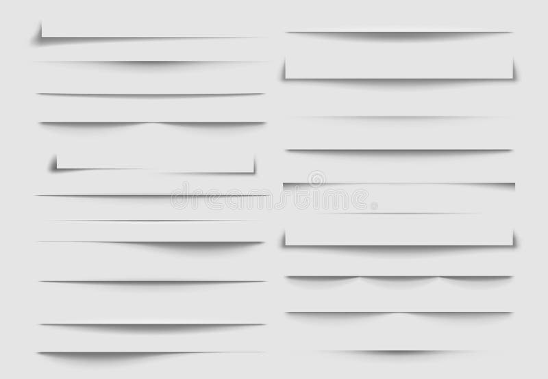 Linea Del Separatore O Divisore Dell'ombra Per La Pagina Web Divisori ... Linea Del Separatore O Divisore Dell'ombra Per La Pagina Web Divisori ...