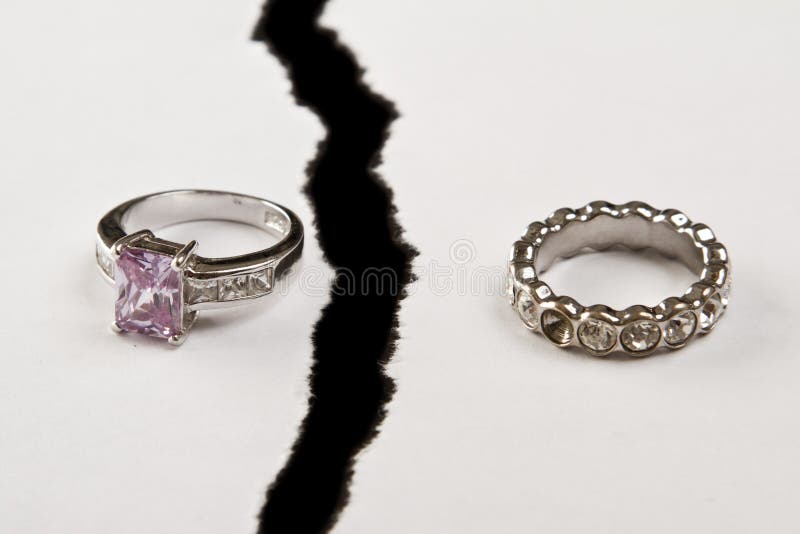 Divorce stock image. Image of jewelry, diamond, broken - 29626137