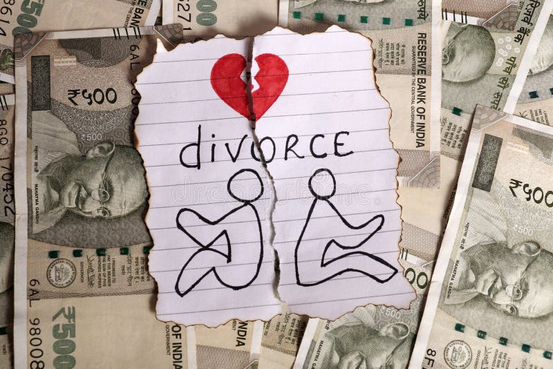 Divorce stock photo. Image of broken, figures, divorce - 163484430
