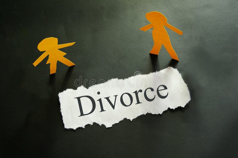 Divorce couple stock image. Image of paper, married, divorce - 20750849