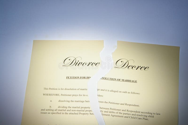 Divorce decree stock image. Image of ripped, fight, relationship - 18799127