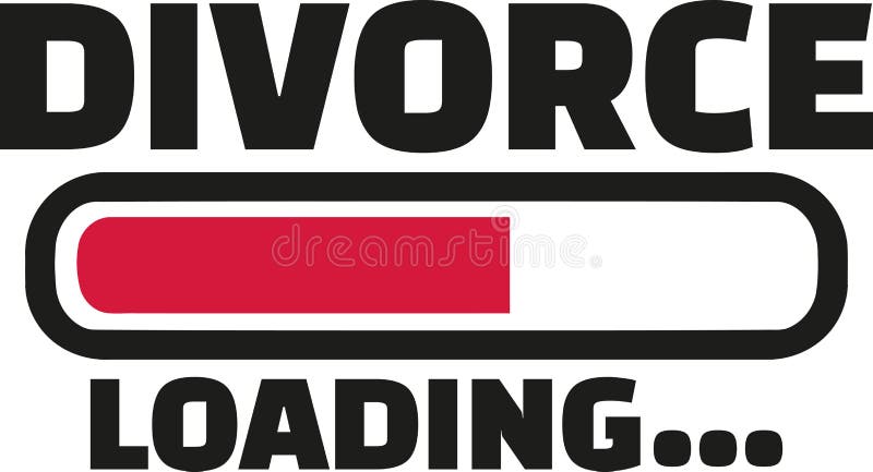 Divorce Loading vector stock vector. Illustration of unhappy - 107161975