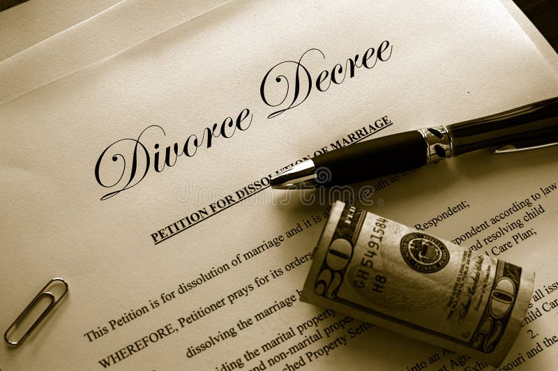 Divorce papers stock image. Image of attorney, cash, divorce - 14806013