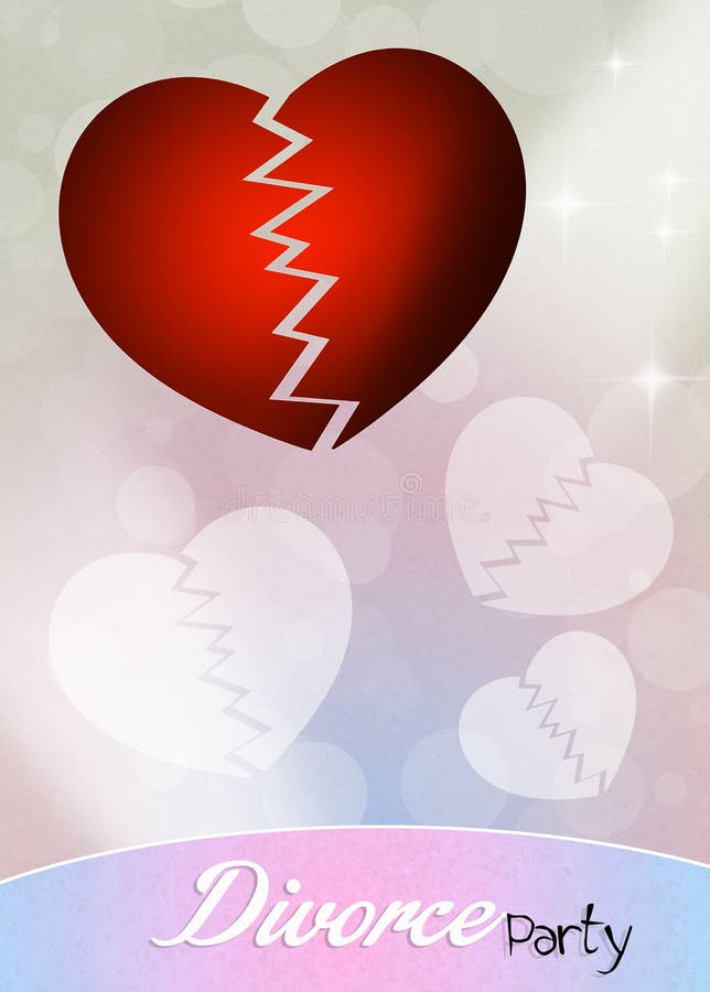 Divorce party stock illustration. Illustration of divorced - 51827863