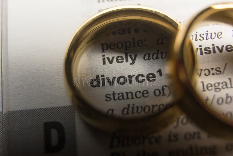 Divorce Definition stock photo. Image of marriage, separated - 10282984
