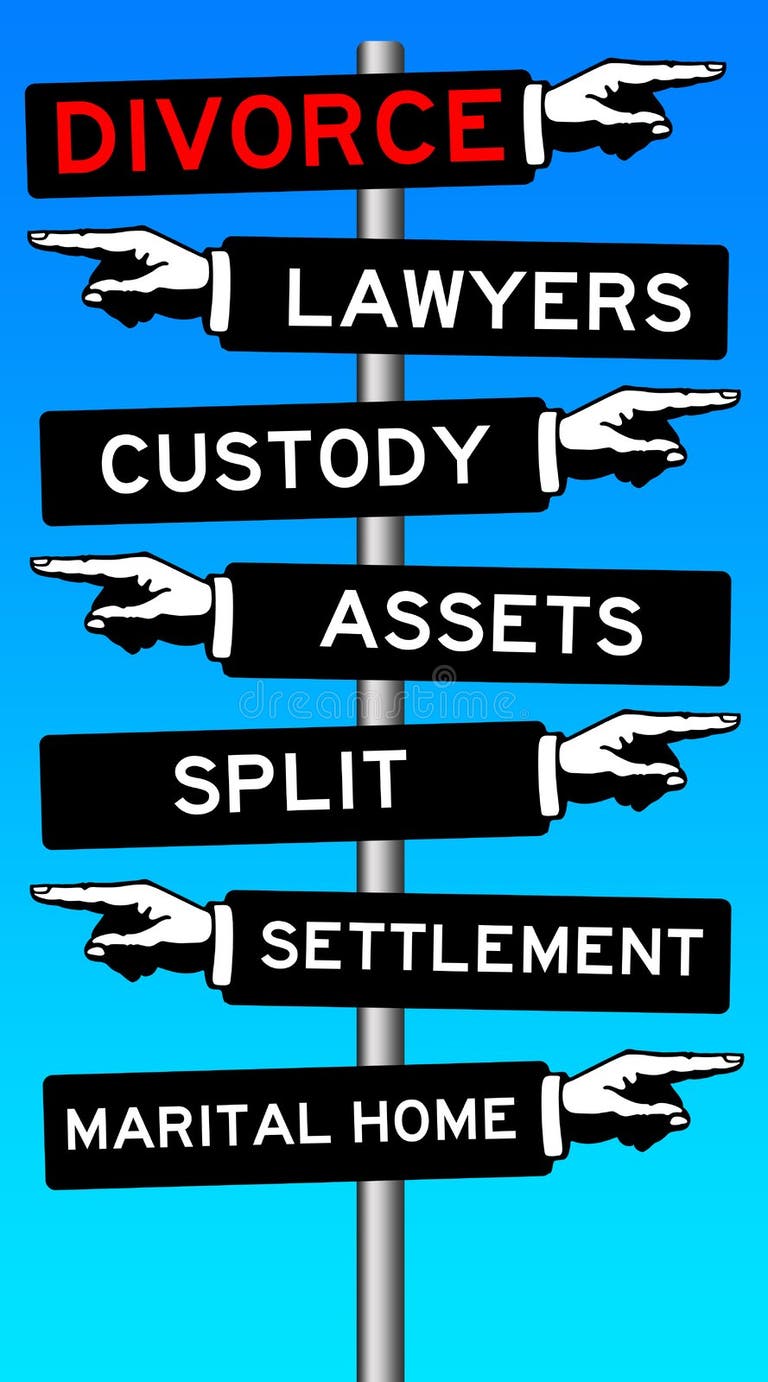 Divorce Sign Stock Illustrations – 11,296 Divorce Sign Stock ...