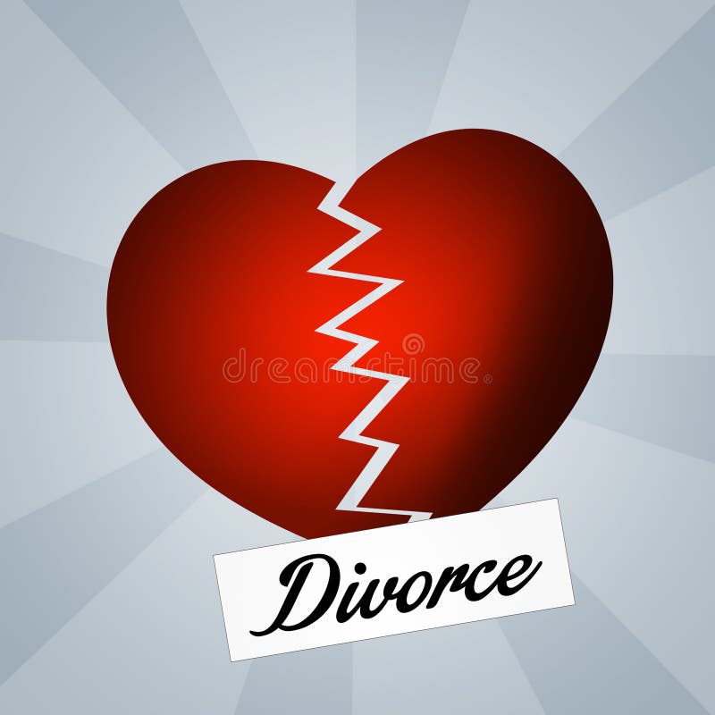 Divorced stock illustration. Illustration of woman, expression - 51828534