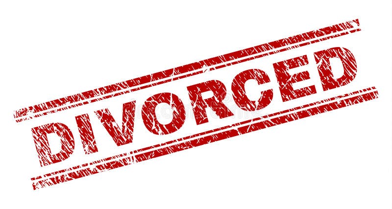 Grunge Textured DIVORCED Stamp Seal Stock Vector - Illustration of text ...