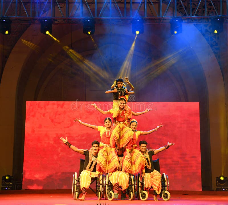 Divyang Performs in Rajasthan Editorial Image - Image of female ...