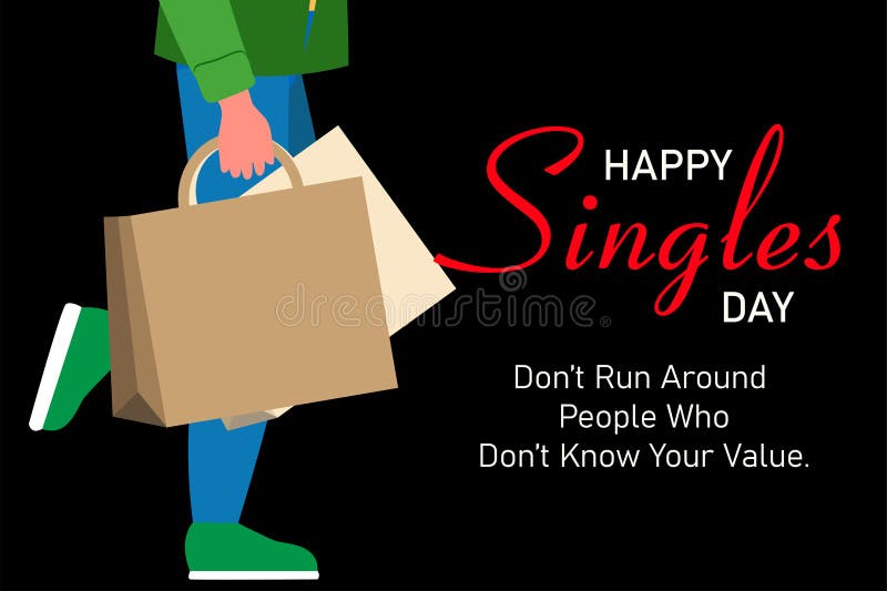 Singles Day is a Major Shopping Holiday in China Stock Vector ...