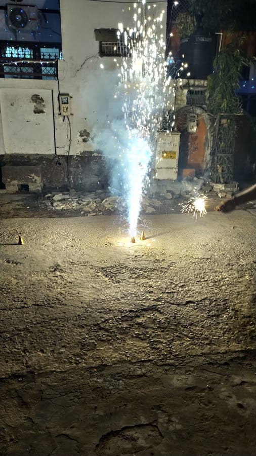 Diwali celebration at home stock image. Image of patakha - 163468121