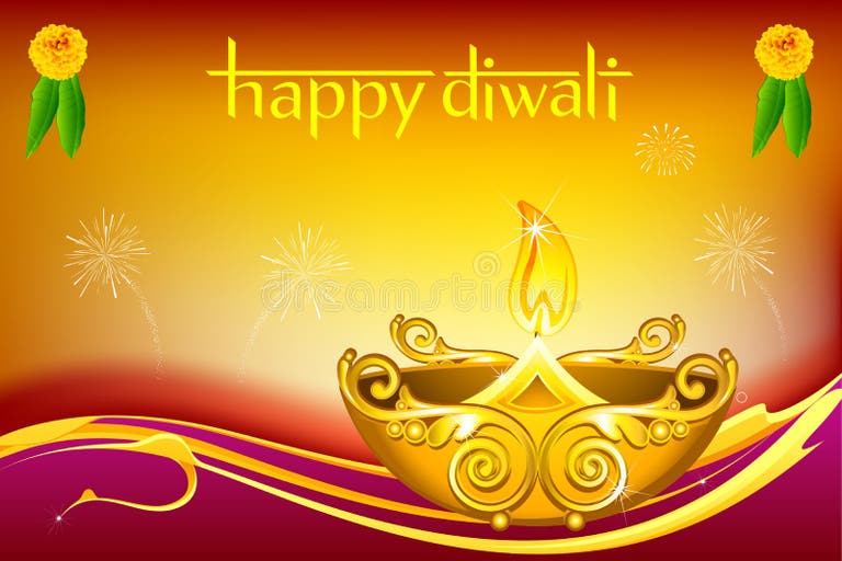 Diya Lamp Holiday Symbol Stock Illustrations – 3,997 Diya Lamp Holiday ...