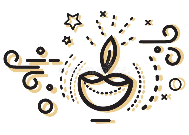 Diya Shape Stock Illustrations – 244 Diya Shape Stock Illustrations ...