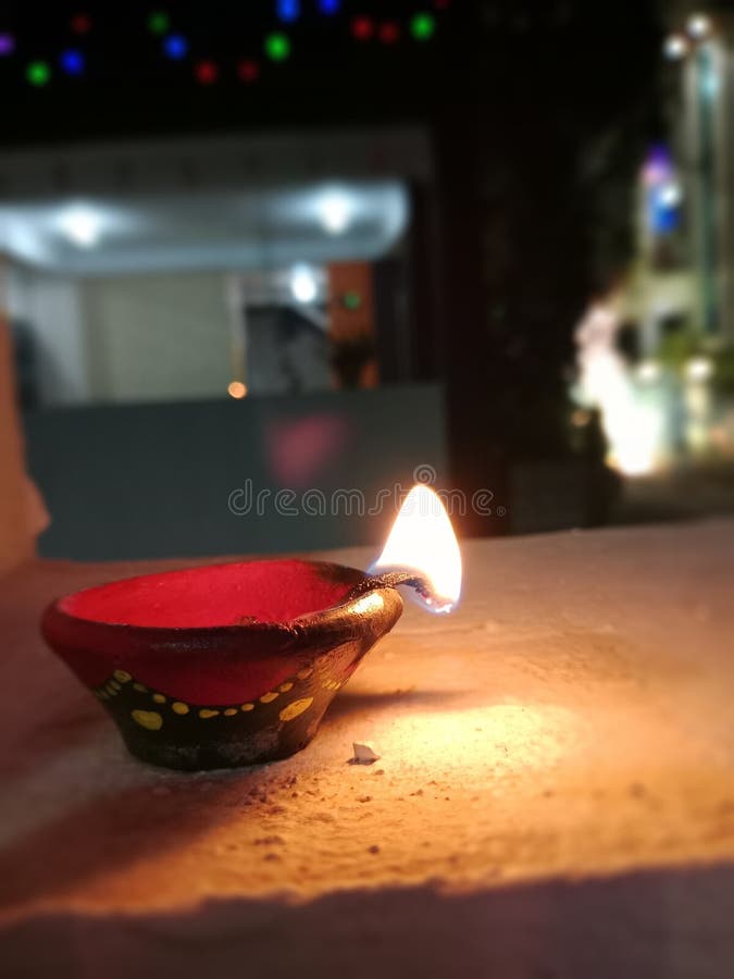 Diwali diya light candle stock photo. Image of diya - 303427206