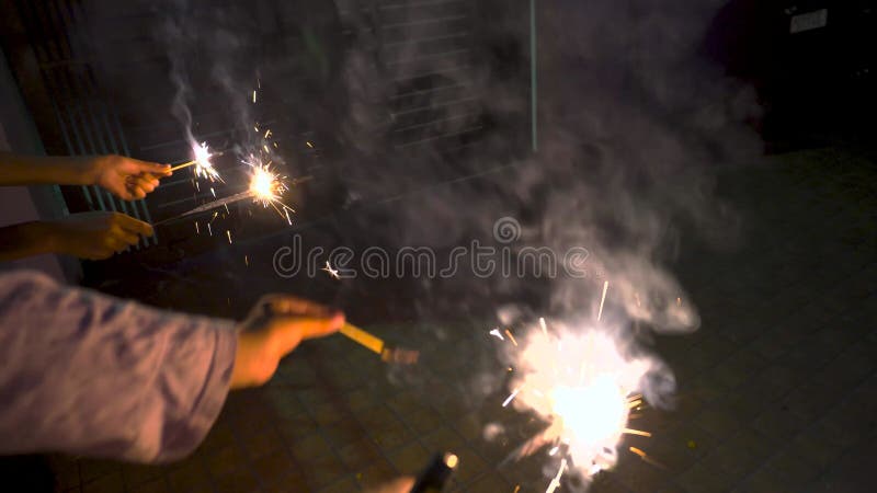 Diwali Firecrackers in India: Types and Environmental Concerns Stock ...