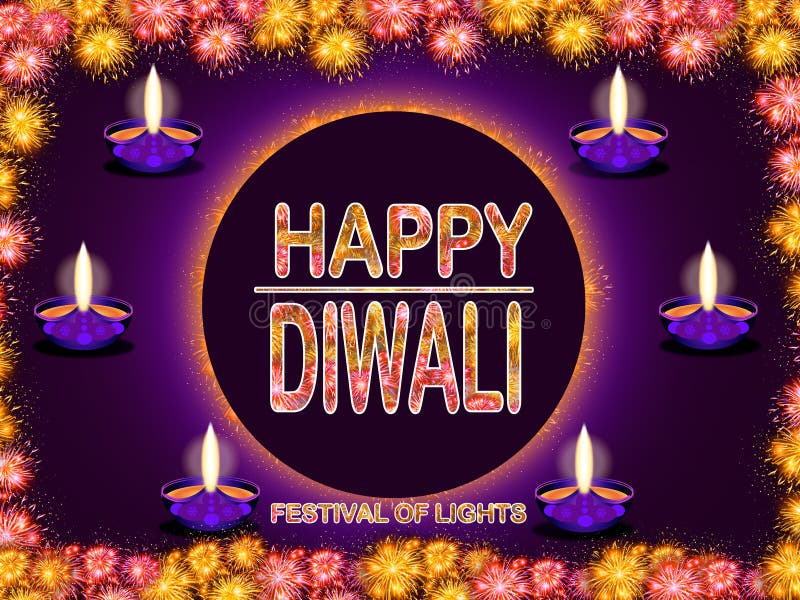 Animated Diwali Cards Drawing