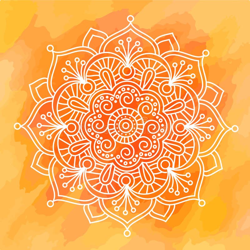 Diwali Indian Pattern Background Rangoli Symmetric Vector Stock Vector ...