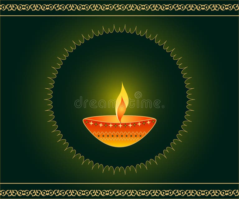 Traditional Diwali Lamp Stock Illustrations – 40,866 Traditional Diwali ...