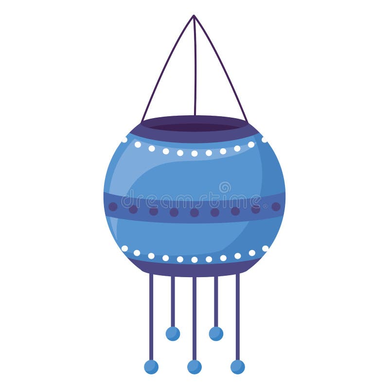 Diwali lantern icon stock vector. Illustration of celebration - 136110359