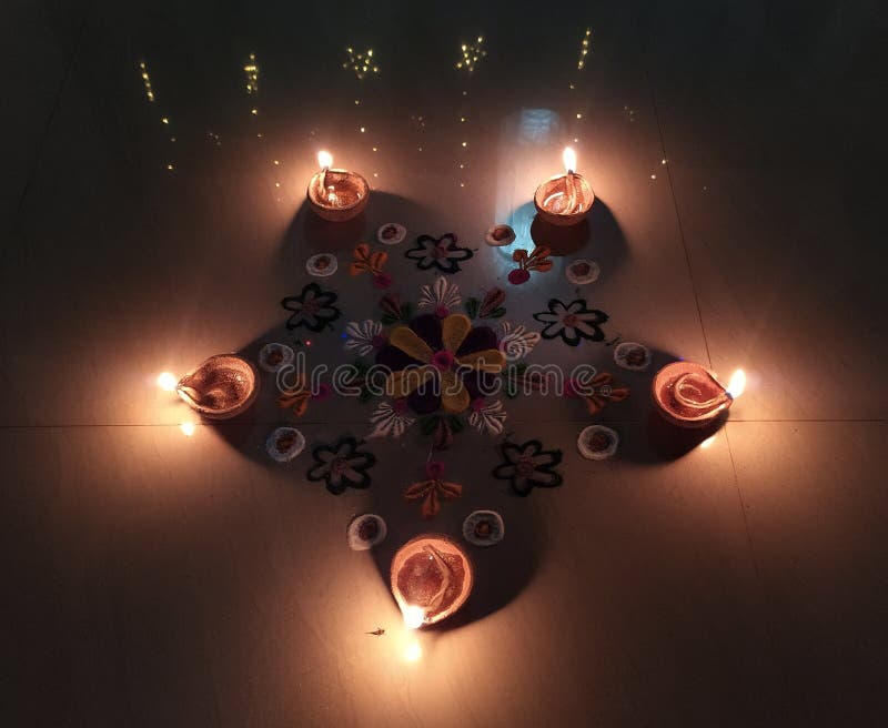 483 Diwali Flower Rangoli Diyas Stock Photos - Free & Royalty-Free ...
