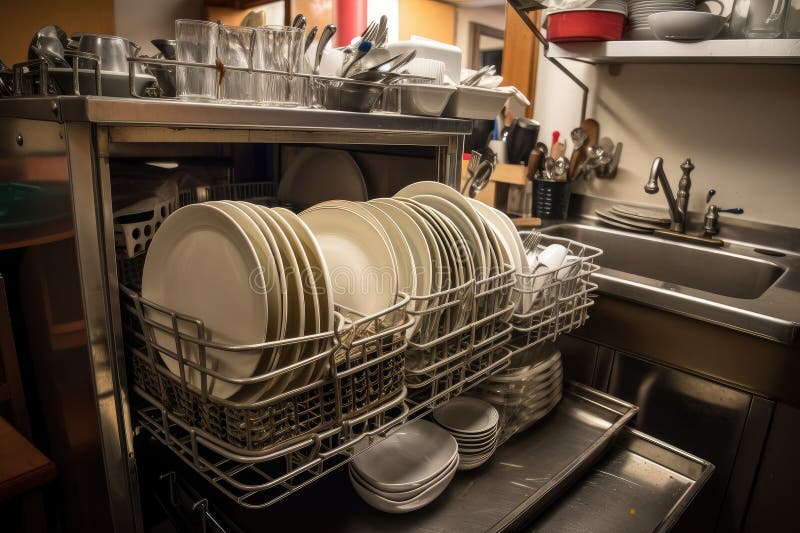 Loaded Dishwasher Stock Illustrations – 16 Loaded Dishwasher Stock ...