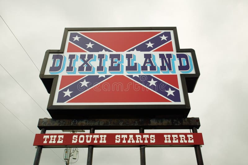 Dixieland road sign stock photo. Image of region, advertising - 26283192