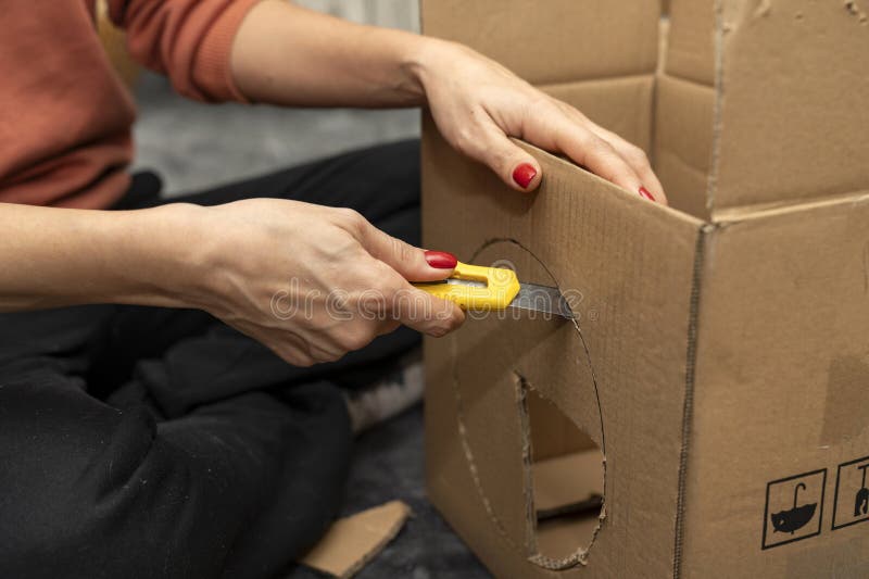 DIY Cardboard Cutting Utility Knife, Drawing Precise Circular Shapes ...