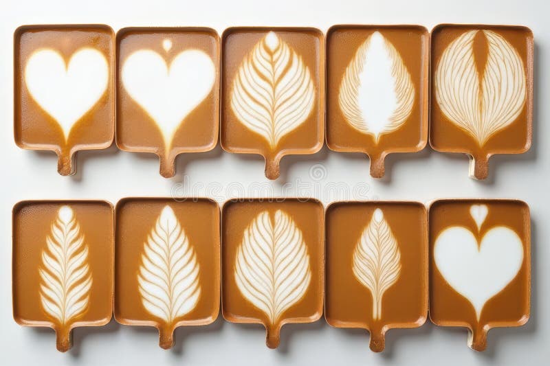 Diy Coffee Art Tutorial Stock Illustrations – 18 Diy Coffee Art ...