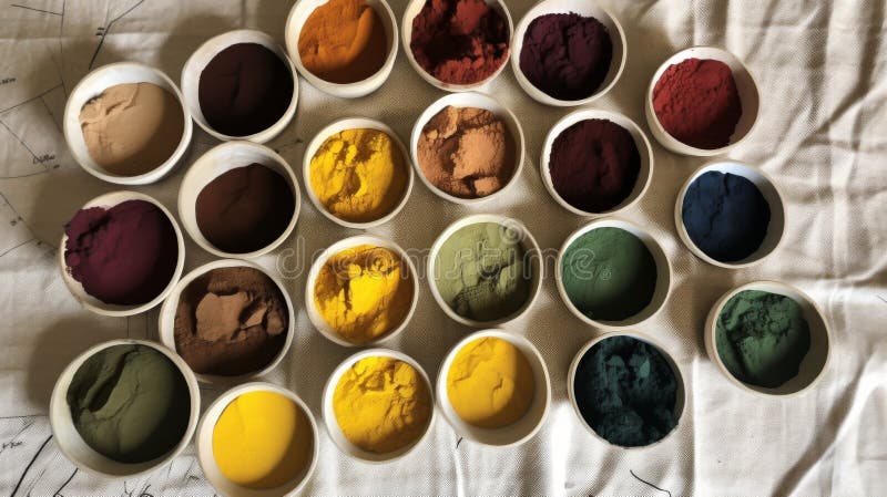 DIY Colored Fabric Plant-based Sources Ingredients Concept , Eco ...