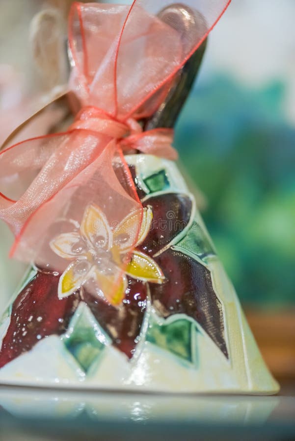 DIY Concept. Ceramic Handmade Decorative Glazed Gift Stock Image ...