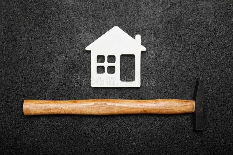 Diy Home Construction, Tool House Stock Photo - Image of success, tool ...