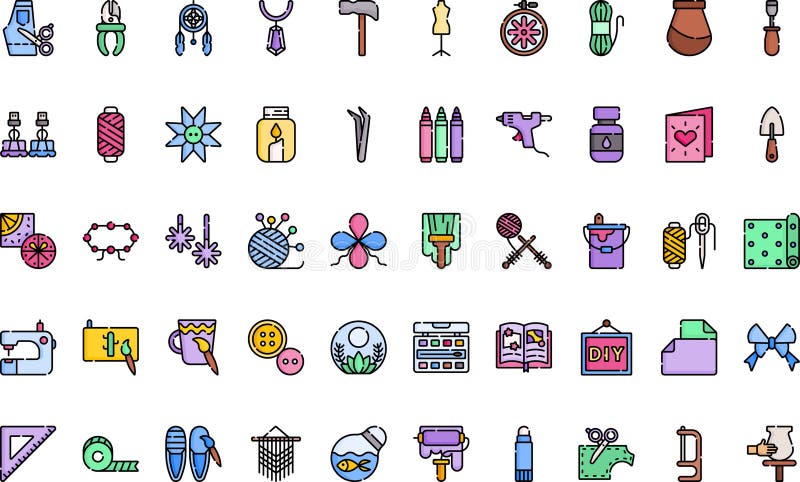 Diy Icons High-Quality Vector Icons Collection with Editable Stroke ...