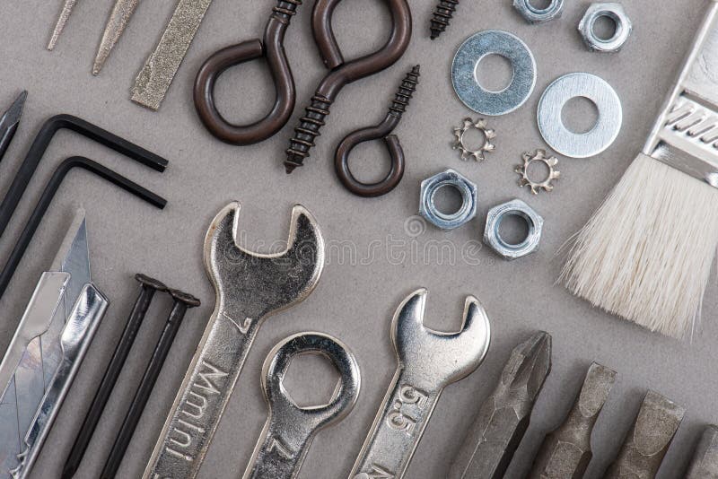 DIY image.a lot of tools stock photo. Image of living - 75605100