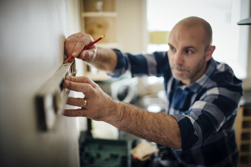 DIY in the Kitchen stock image. Image of shelves, instrument - 80203041