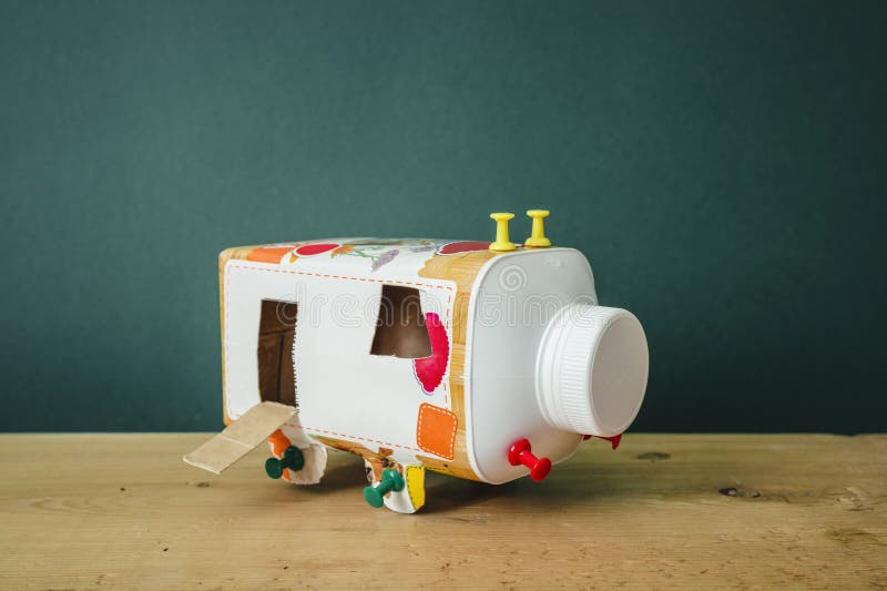 DIY Paper Milk Bag. Creative Paper Milk Bag Ideas Stock Image - Image ...