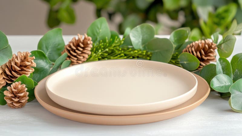 DIY Pinecone Place Cards with Greenery Cozy Autumn Table Decor for a Simple Aesthetic, Easy Fall ...