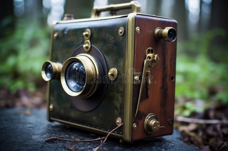Diy Pinhole Camera with Vintage Aesthetic Stock Image - Image of retro ...