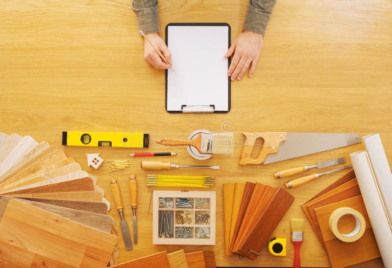 DIY project stock photo. Image of crafts, flooring, blank - 181913232