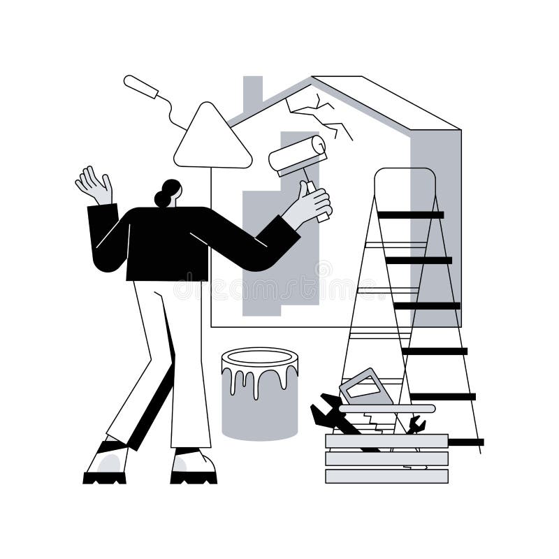 DIY Repair Abstract Concept Vector Illustration. Stock Vector ...