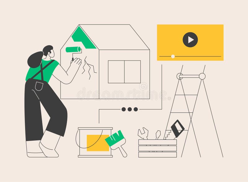 DIY Repair Abstract Concept Vector Illustration. Stock Vector ...