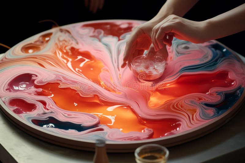 DIY Resin Art and Craft Projects Presenting Stock Illustration ... DIY Resin Art and Craft Projects Presenting Stock Illustration ...