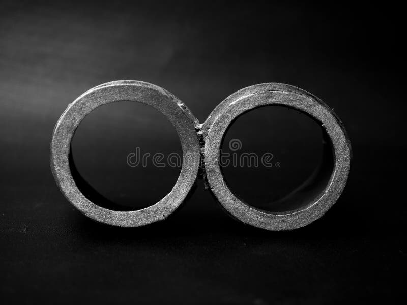 A DIY Silver Colored Pilot Style Goggles for Costume Accecories Stock ...