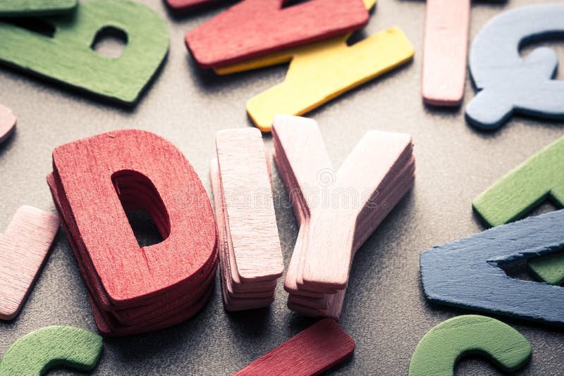 DIY Do it Yourself stock image. Image of create, title - 97815263