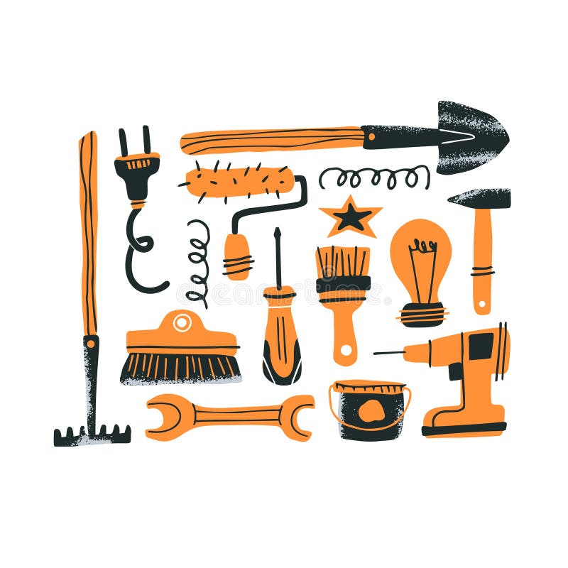 DIY store concept stock vector. Illustration of product - 208445720